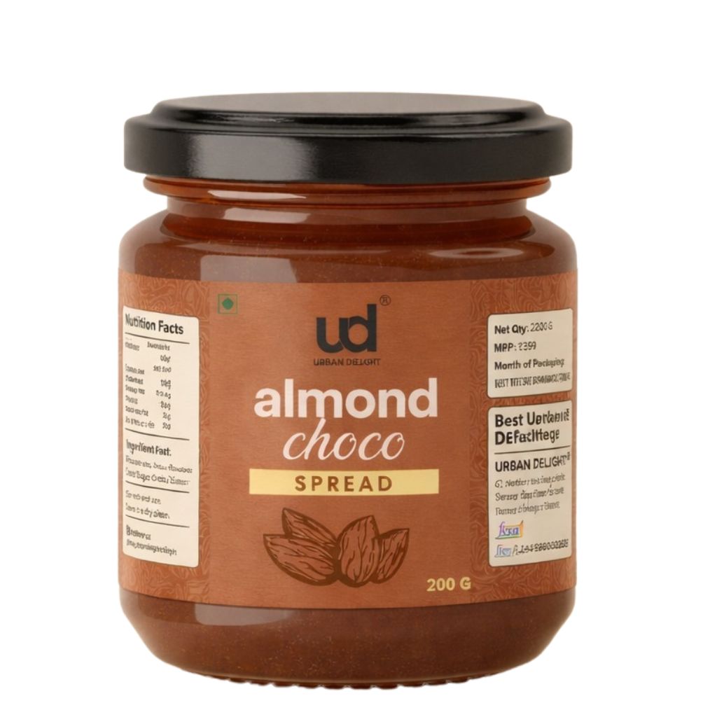 Almond Choco Spread 200gm – URBAN DELIGHT